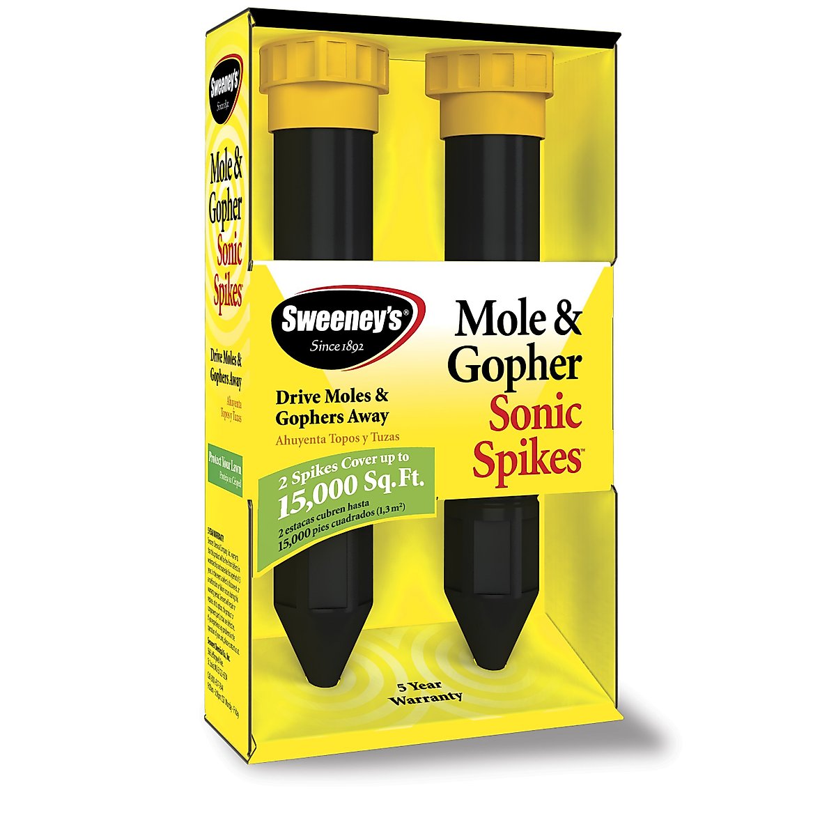 Sweeney's 9012 Mole and Gopher Twin Pack Sonic Spikes (not available in HI, NM, PR)