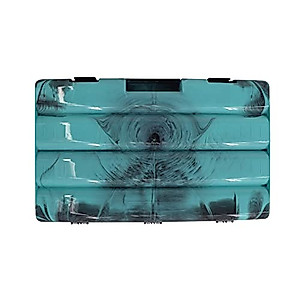 Evolution Outdoor 3700 Drift Series Fishing Tackle Tray Multi Pack of 4 – Seafoam Green, Colored Tackle Box Organizer with Removable Compartments, 2 Latch Closure, Utility Box Storage