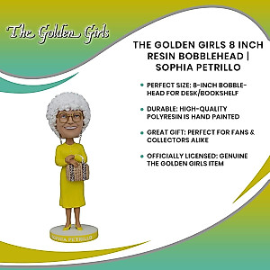 Icon Heroes Golden Girls: Sophia Petrillo Bobblehead, 8 inches