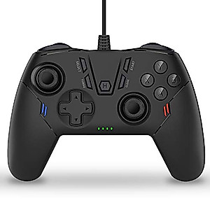 Uberwith Wired PC Game Controller, Joystick Gamepad Controller for PC Game Controller Compatible With Steam, PS3, Windows 10/8/7 PC, Laptop, TV Box, Android Mobile Phones