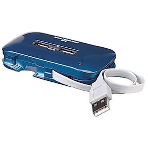 Manhattan 7-Port USB 2.0 Ultra Hub, Plug and Play C Windows and Mac Compatible (161039)