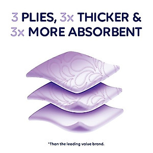 Quilted Northern Ultra Plush Toilet Paper, 48 Double Rolls, 48 = 96 Regular Rolls, 3 Ply Bath Tissue, 4 Pack of 12 Rolls