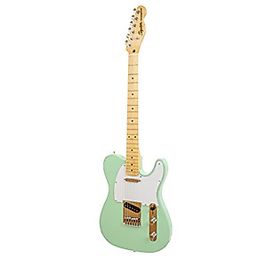 Fender Affinity Series Telecaster - Surf Green Bundle with Frontman 10G Amplifier, Gig Bag, Tuner, Instrument Cable, Strap, Picks, and Austin Bazaar Instructional DVD