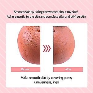 Korean Makeup Blur Stick Face Primer - Pore Minimizer and Reducer for Your Face - More Energetic Eyeshadow, Eyelid and Eye Details - With Hydrating Calamine Base for Oily Skin and Sensitive Acne Skin