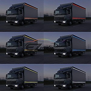 Free Tool Kit 2"x150ft Orange Night Reflective DOT-C2 Safety Tape Warning Caution Adhesive Conspicuity Marking Decal Sticker Roll Film Truck RV Trailer Boat ATV Construction Indoor Outdoor