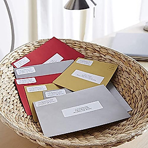 Dymo 25 mm x 54 mm LW Large Return Address Labels, 1 Roll of 500 Easy-Peel Labels, Self-Adhesive, for LabelWriter Label Makers, Authentic