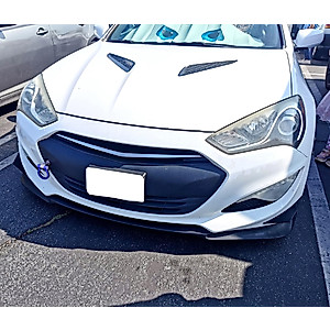 iJDMTOY Blue Track Racing Style Tow Hook Ring Compatible with 2010-2016 Hyundai Genesis Coupe 2-Door, Made of Lightweight Aluminum