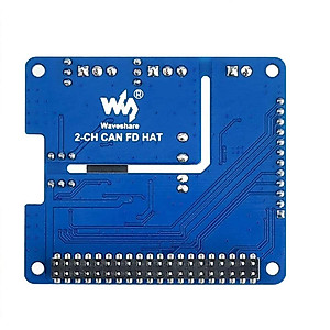 2-Channel CAN Bus HAT Isolated CAN FD Expansion HAT for Raspberry Pi ETH-USB-HUB-Box with Multi Onboard Protection Circuits Supports CAN2.0 CAN FD Protocols