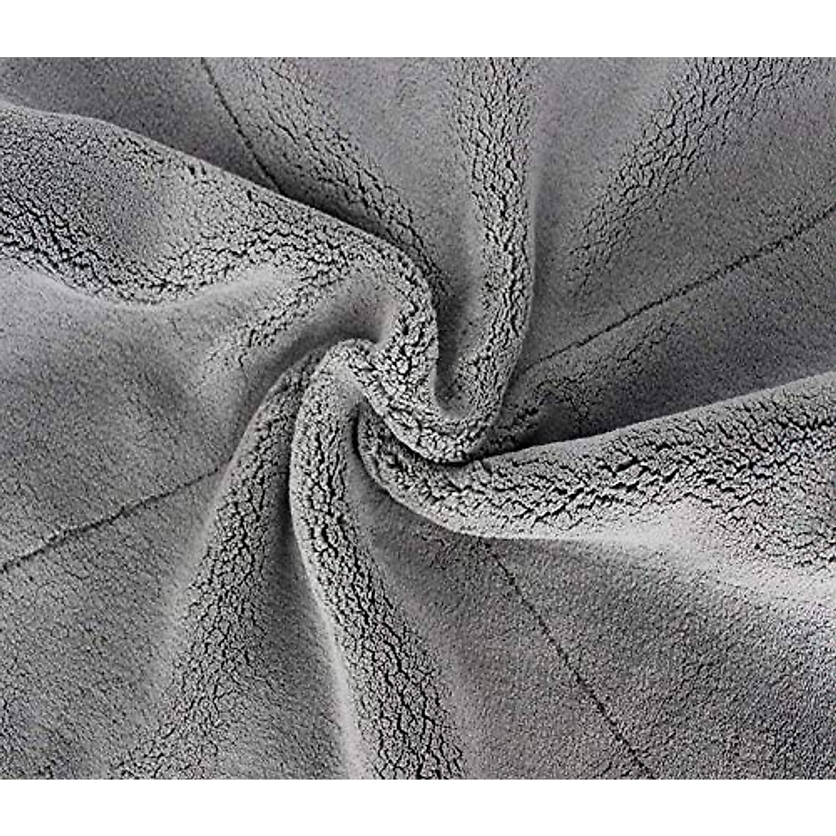 SCRUBIT Microfiber Drying Towel, Cleaning Cloths, Scratch-Free, Strong Water Absorption Drying Towel for Cars, SUVs, RVs, Trucks, and Boats Gifts (29.5 in. x 22 in.)-2PK (Gray)