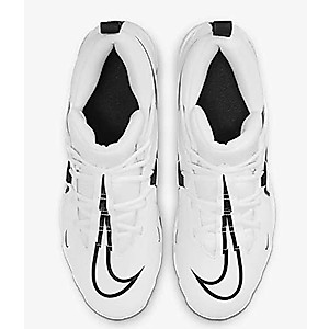 Nike Alpha Menace Pro 3 Men's Football Cleats (us_Footwear_Size_System, Adult, Men, Numeric, Medium, Numeric_11 Black/Black/White