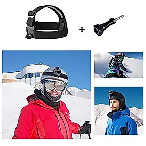 Suptig Accessories Kit Compatible for Gopro Hero 11 Hero 10 Hero 9 Hero 8 Hero 7/6/5/4/3/3+/2/1/Session Gopro Max Gopro Fusion DJI Osmo, Insta360 and AKASO Action Camera Accessories