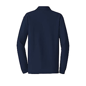 Port Authority Port Authority Long Sleeve Core Classic Polo L River Blue Nvy