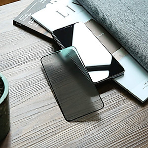 RoosterCo Privacy Screen Protector for iPhone 11/iPhone XR，Innovative Anti-Spy 2.5D Touch Full Cover 9H Tempered Glass [Bubble Free/Install easy] 6.1Inch, 2Pack