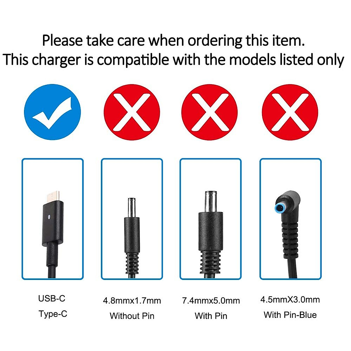 Mackertop Replacement 90W USB C Adapter Charger Compatible with Dell Latitude 11 5175, Latitude 11 5179, Latitude 12 7275, Latitude 13 7370, Dell XPS 12 9250, LA90PM170 0TDK33 TDK3
