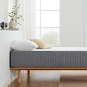 CHITA Twin Size Hybird Mattress,12 Inches Gel-Infused Mattress,Fiberglass Free 7 Zone Pocket Spring Mattress,Mattress in a Box,100 Night Trial-10 Years Warranty,CertiPUR-US Certified