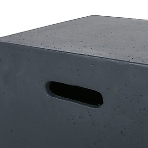 Christopher Knight Home 317493 Aidan End Table, Dark Gray