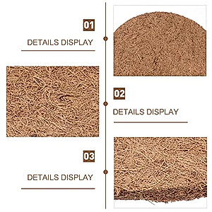 Ipetboom 10Pcs Bird Nesting Pads, Palm Pigeon Breeding Nests Chicken Nesting Pads Birds Nest Mat Egg Pad for Bird Chicken Nesting and Breeding, 21.5x21.5x0.8