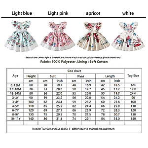 MITUN SEMI Toddler Baby Girls Pageant Christmas Halloween Midi Dress Tutu Party Gown Blue 3-4T