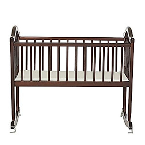 Dream On Me Rocking Cradle, Espresso , 38x22x32.5 Inch (Pack of 1)