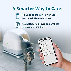 Petivity Smart Litterbox Health Monitoring System for Cat Health