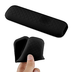 2-Pack AKWOX Remote Case for Roku Express 3930 (2019)/3900, Premiere+ 3921/Premiere 3920, Express+(3910), Streaming Stick3800/Stick+3810 Remote Control, Shockproof Silicone Cover- Black