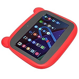 Naroote HD Tablet, Dual Camera Kids Tablet US Plug 100‑240V for Ebook (US Plug)
