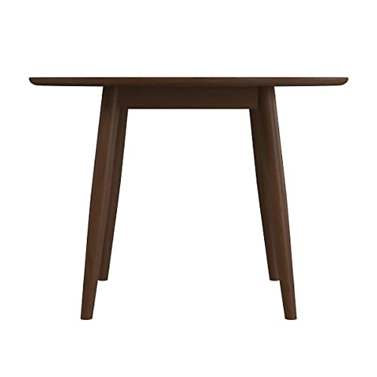 Amazon Brand – Rivet Mid-Century Round Wood Dining Table, 42"W, Chestnut