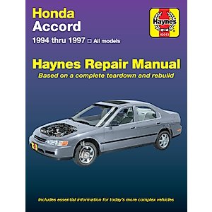 Honda Accord '94'97 (Haynes Repair Manuals)