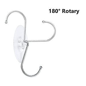 Large Adhesive Hooks 22lb (Max), 12 Pack Transparent Waterproof Big Wall Hook for Hanging Heavy Duty, Rustproof Stainless Steel Towel and Coats Hooks for Kitchen, Bathroom, Home and Office