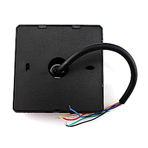 MENGQI-CONTROL Proximity RFID ID Card Door Access Control Keypad Reader 125KHz Wiegand 26/34 Bit Black Color