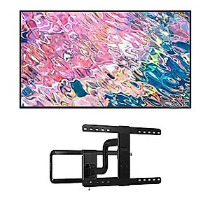 SAMSUNG QN70Q60BAFXZA 70" QLED Quantum HDR 4K Smart TV with a Sanus VLF525-B1 Full-Motion Premium Series Mount for 50"-82" Flat Screen TV's (2022)