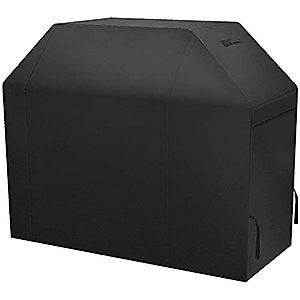 Grill Cover, BBQ Cover – NEXCOVER 58 Inch Heavy Duty Waterproof Barbecue Cover for Weber Genesis II, Genesis II LX 300 Series & Genesis 300 Series Gas Grills, Weather Resistant, Fade Resistant, Black