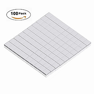 Wathai Off-White 100pcs 10x10x1mm Thermal pad For GPU CPU PS3 PS2 Heatsink Cooling Silicone Pad