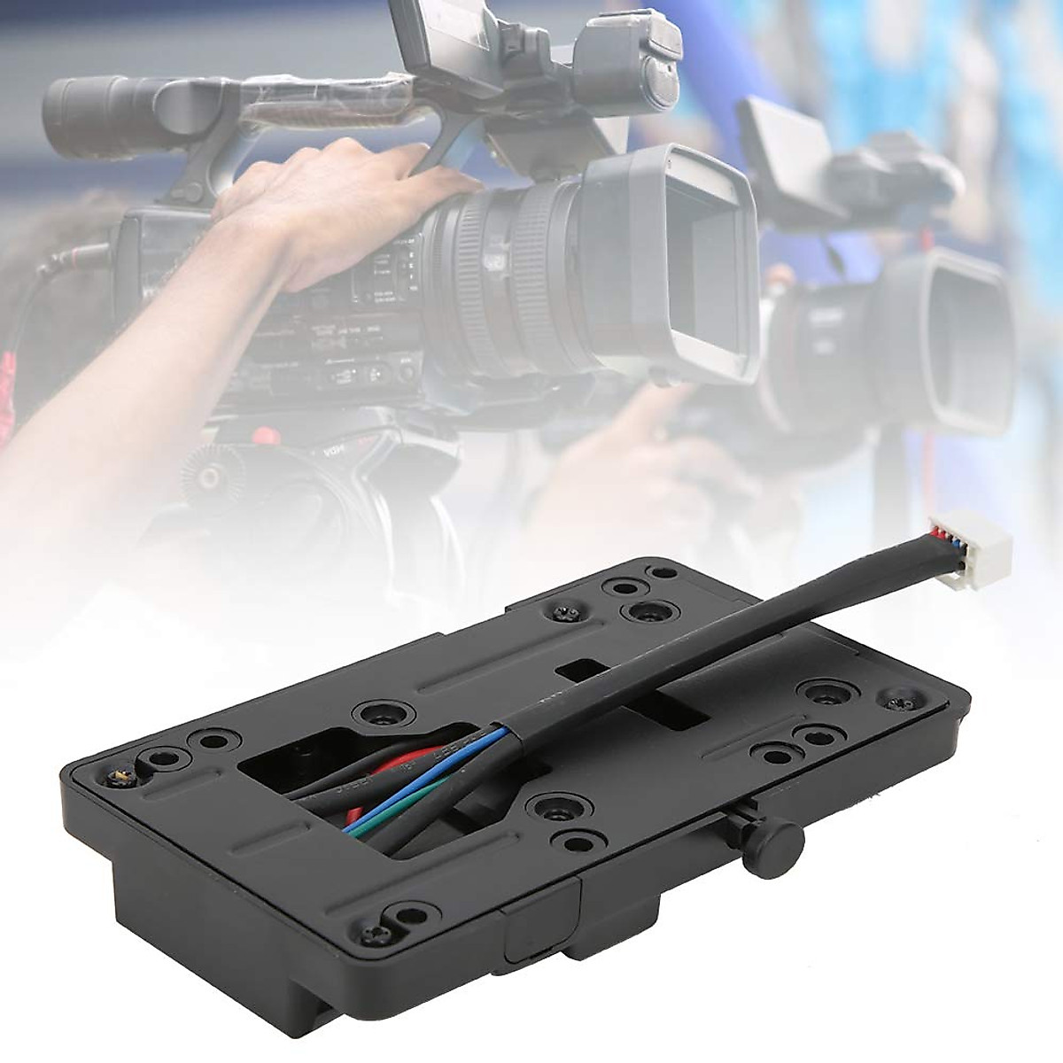 V Mount V Lock Battery Plate D TAP Power Supply System for Blackmagic URSA MIN PRO 4K, 4.6K