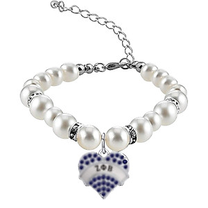 UJIMS Sorority Bracelet Sisterhood Gift Greek Greece Sorority Jewelry for Women Sorority Sister Gifts for BFF Friend(ZB Bead Bracelet)