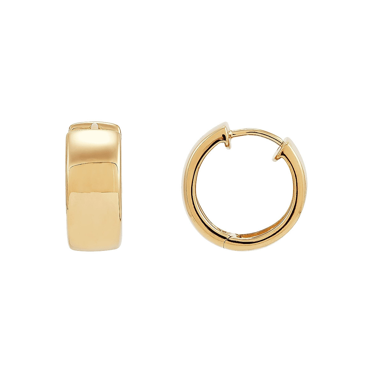 Silpada 'Cell Out' Hoop Earrings in 18K Yellow Gold-Plated Sterling Silver