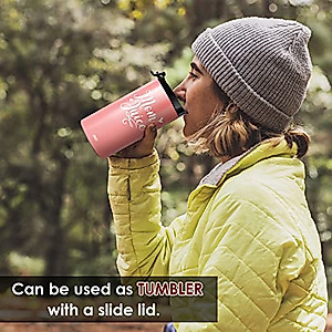 SANDJEST Mom Tumbler and Can Cooler - 4 in 1 Design Mom Juice Travel Mug Fits for Most 12oz Skinny Can Beer Bottles - Gifts for Mothers from Daughter, Son on Birthday, Mothers Day, Christmas