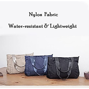 JJDreams Tote Bag Casual Shoulder Bag Top Handle Handbag Daily Travel Bag For Women,Beige