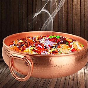 Kitchen Chafing Dishes Hot Pot Set Home Induction Cooker Use Mandarin Duck Copper Hot Pot Old-Fashioned Lamb Shabu Special Pan Durable Gifts for Friends (Color : A, Size : 28cm)