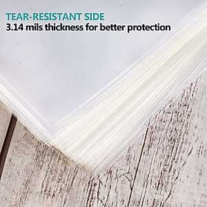 joybest 1000 Pcs - 4 x 6 Inch Clear Cello Cellophane Bags Self Sealing- 3.14 Mils Thick Cello Plastic Bag Fits 4 X 6 Prints, Photos, Cards & Envelopes