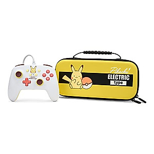 PowerA Protection Case for Nintendo Switch or Nintendo Switch Lite, Pokémon: Pikachu Electric Type, Protective Case, Gaming Case, Console Case - Nintendo Switch
