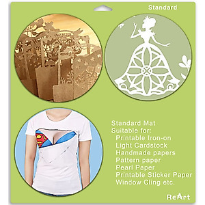 ReArt Standard Grip Adhesive Cutting Mat 6 x 12 Inch For Cricut Expression Machine - 3 Pack