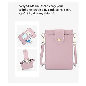 eMorevalue Slim Phone Bag Purse for iPhone 14 13 Pro Max/Samsung Galaxy S22 Ultra, S21 Ultra, Fe, S22 Plus, A71 5G, A53 5G, A12 A13, A22 5G, A32 5G, A42 5G, Cross Body Lanyard Case Wallet (Black)