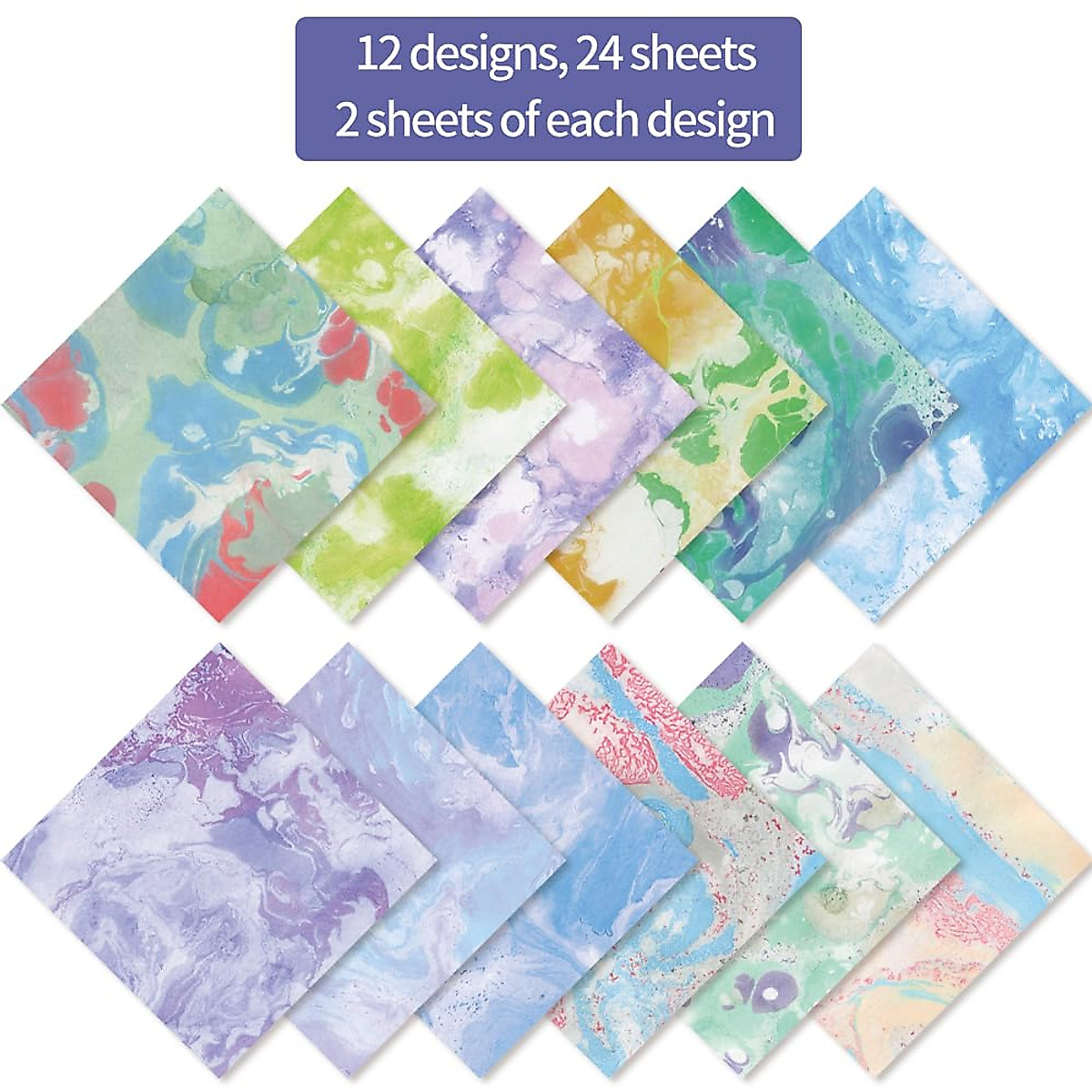 6x6” 160gsm cardstock Single Sided Scrapbooking 24 Paper Pad vintage decoupage scrapbook kit patterned paper junk journal supplies journaling supply scrap paper crafting Halo Staining