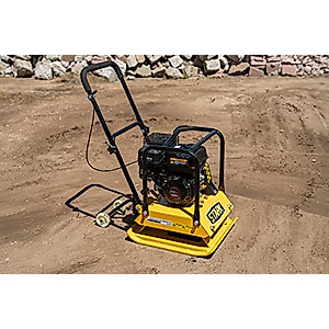 Stark USA 6.5HP Plate Compactor 21 x 21 inch Plate Gas-Powered 196cc Vibratory Plate Construction Concrete Tamper Machine Power Paver