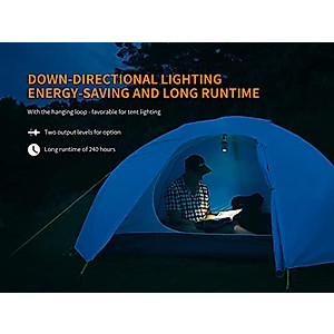 Fenix CL26R LED Rechargeable Camping Lantern (RED), White and Red Multi-Directional Lighting, with LumenTac Organizer