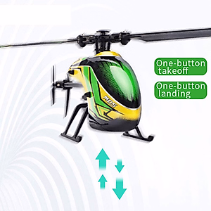 QIYHBVR RC Helicopter, 4 Channel 2.4Ghz Remote Control Helicopter with 6-Axis Gyro, Aileronless RC Aircraft with Altitude Hold for Kids and Beginners to Play Indoor