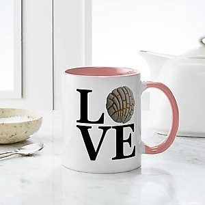 CafePress LOVE Concha De Vainilla Ceramic Coffee Mug, Tea Cup 11 oz