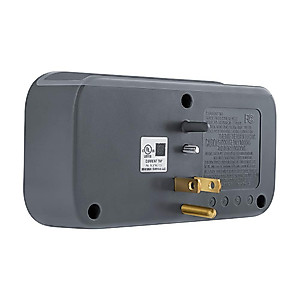 Belkin Wall Surge Protector - 3 Outlet w/ 2 USB Ports Mount with Premium Protection Against Surges Safe Charge for Mobile Devices, Tablets & More (540 Joules)