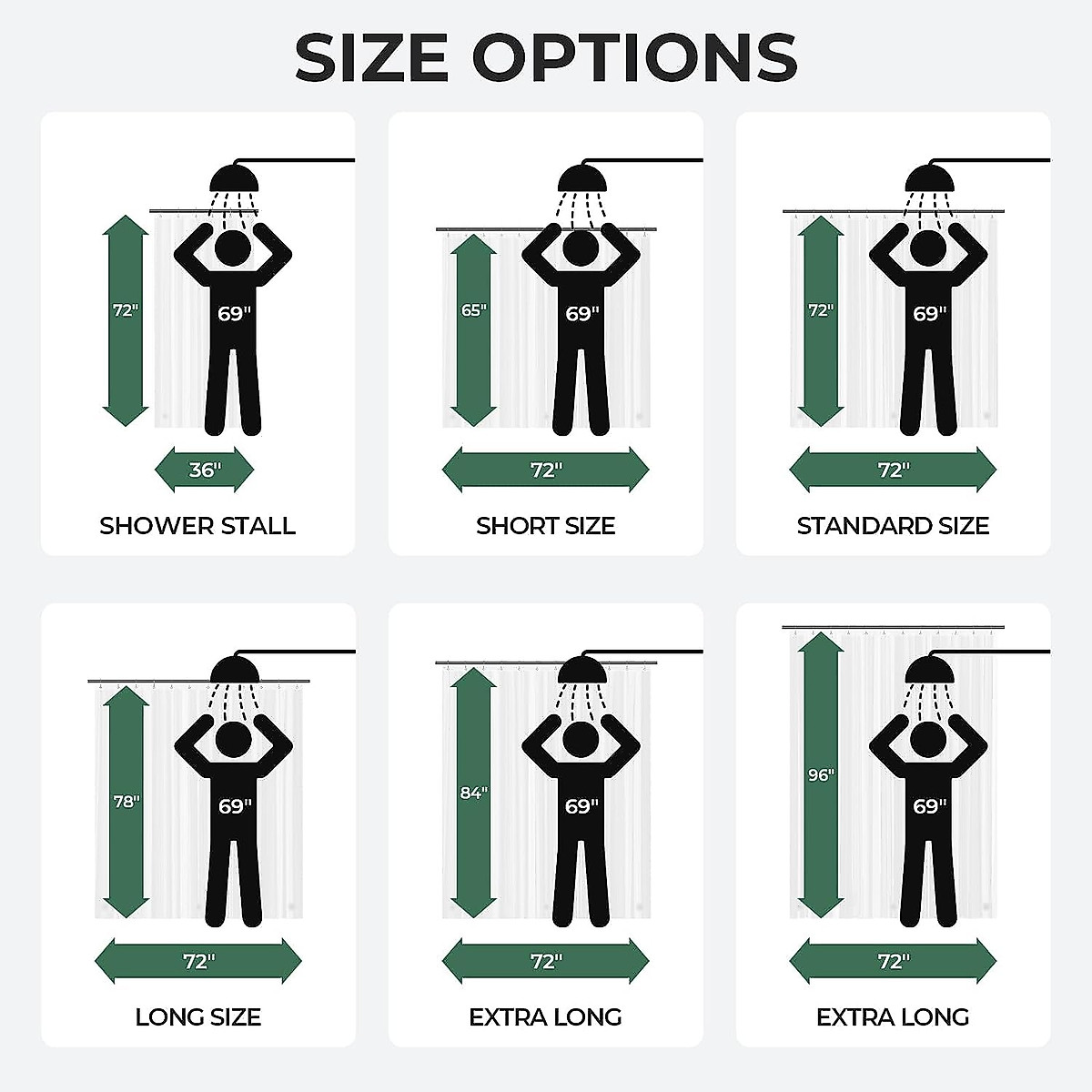 AmazerBath Waffle Shower Curtain, Heavy Duty Fabric Shower Curtains with Waffle Weave Hotel Quality Bathroom Shower Curtains, 72 x 72 Inches